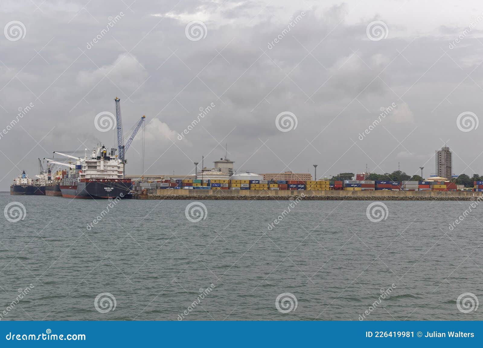 General Cargo Vessels and Container Ships, Loading and Unloading Cargo ...