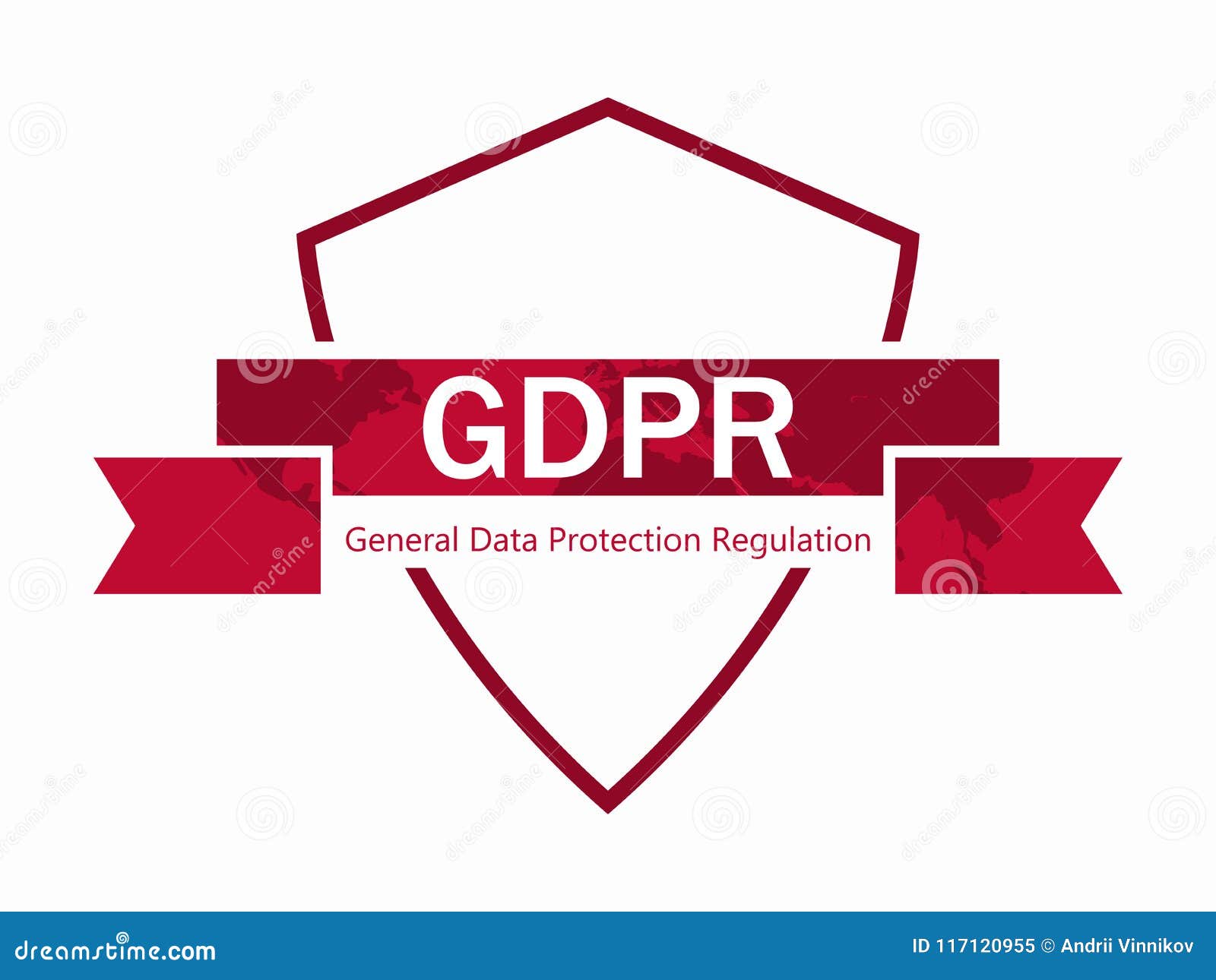 General Data Protection Regulation, Abbreviation: DSGVO Stock Vector ...