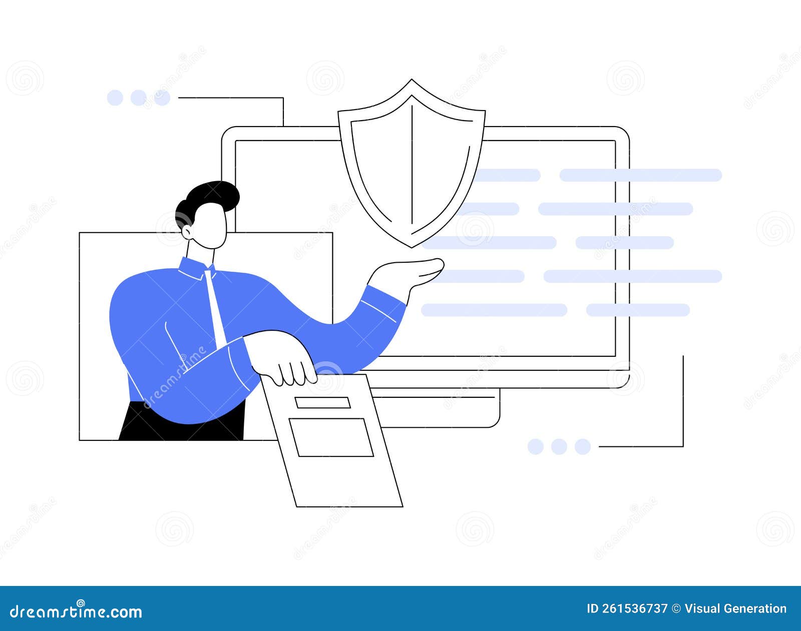 General Data Protection Regulation Abstract Concept Vector Illustration ...