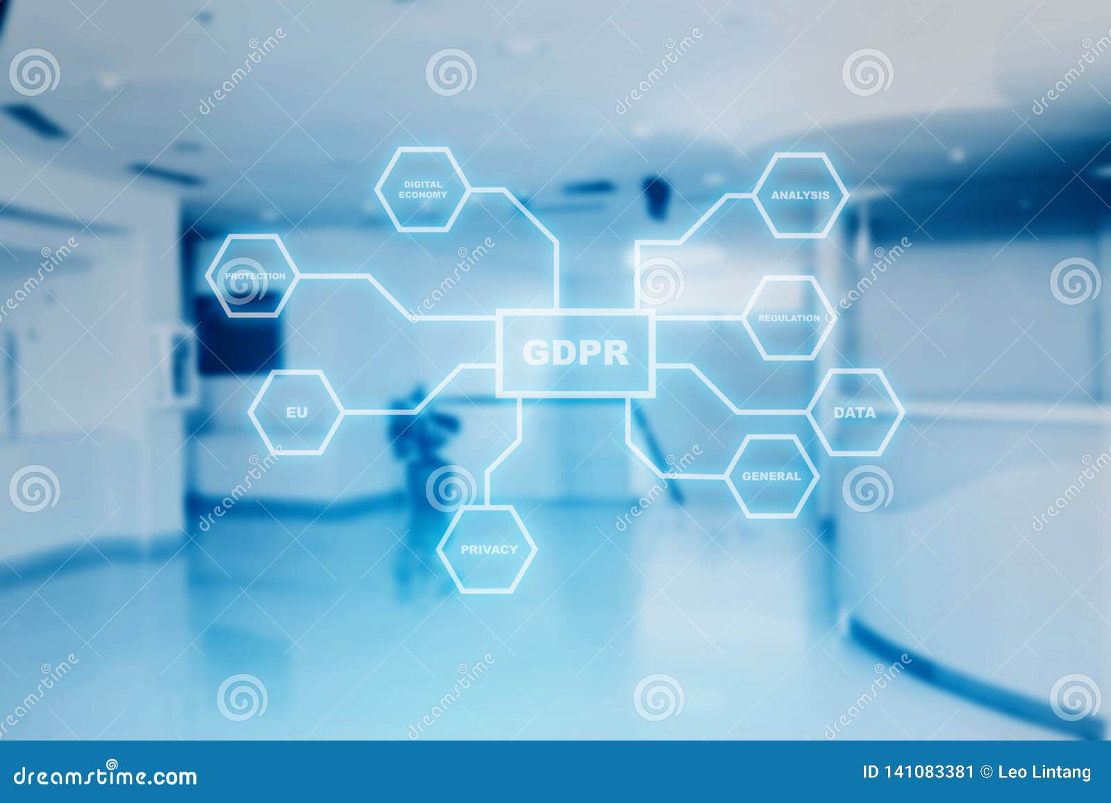 Gdpr Protection Act Illustration Cartoon Vector | CartoonDealer.com ...