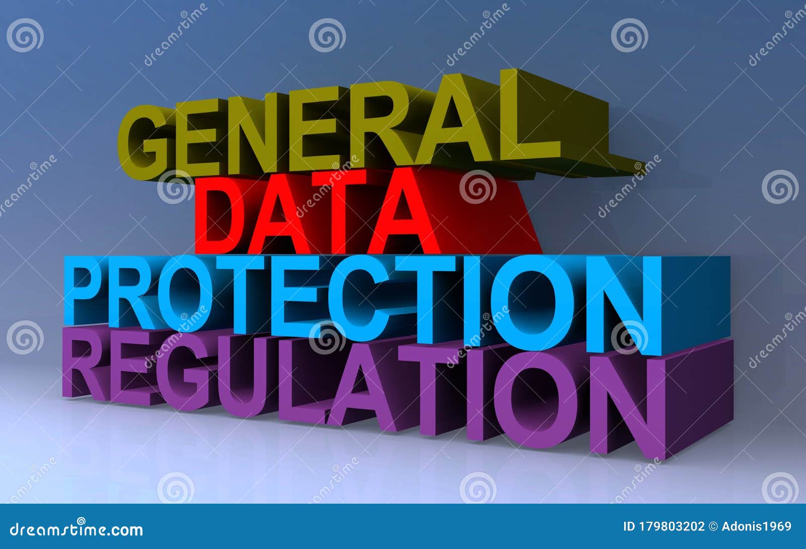 General Data Protection Regulation Stock Illustration - Illustration of ...
