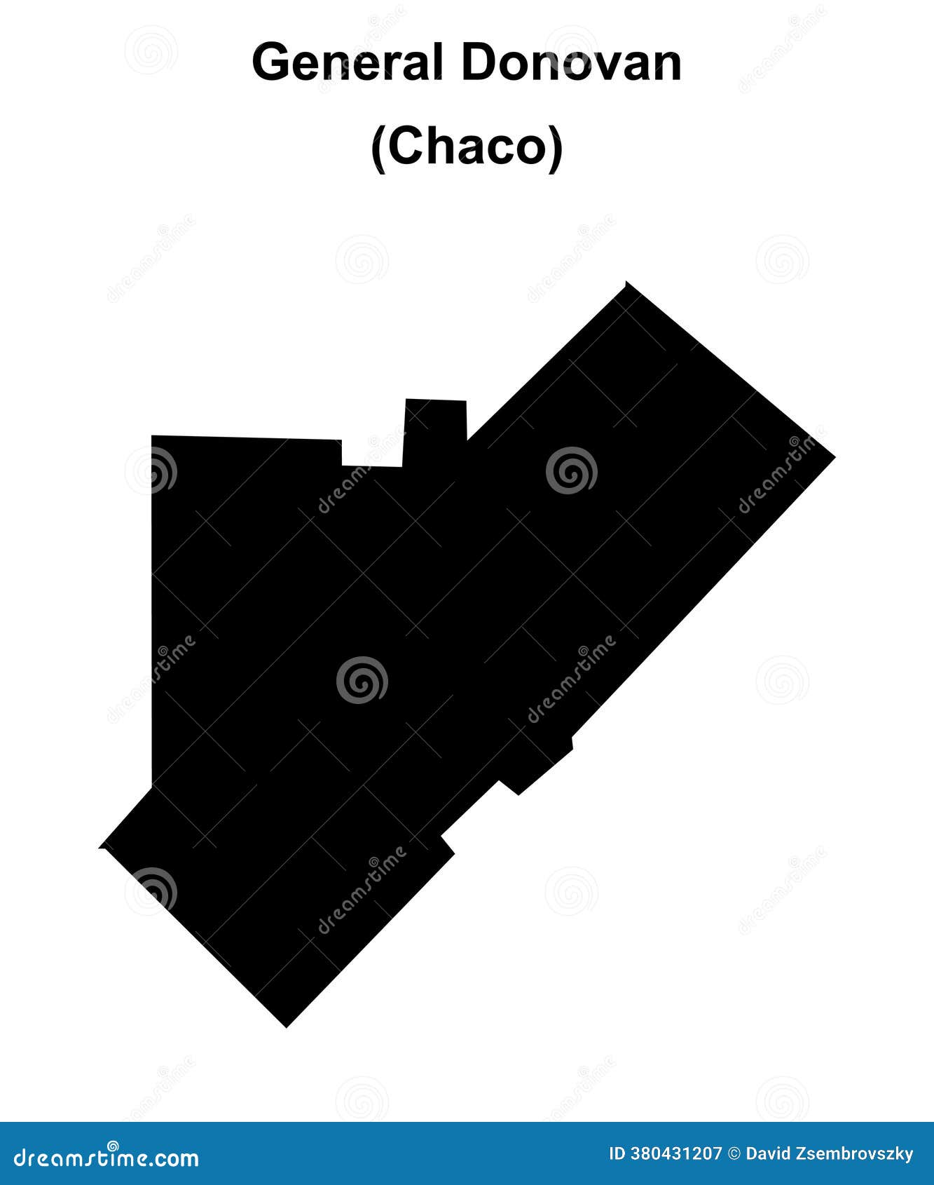 General Donovan Outline Map Cartoon Vector | CartoonDealer.com #380431207