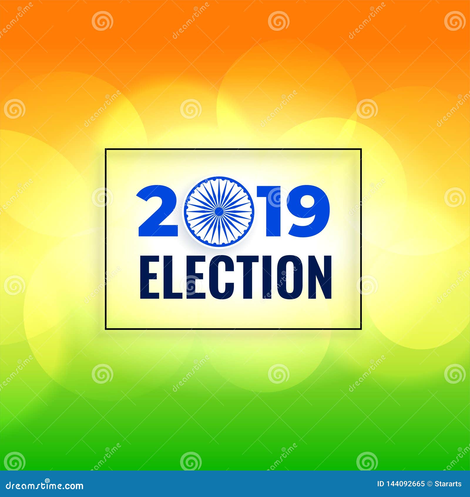 2019 General Election Background Poster Design Stock Vector ...
