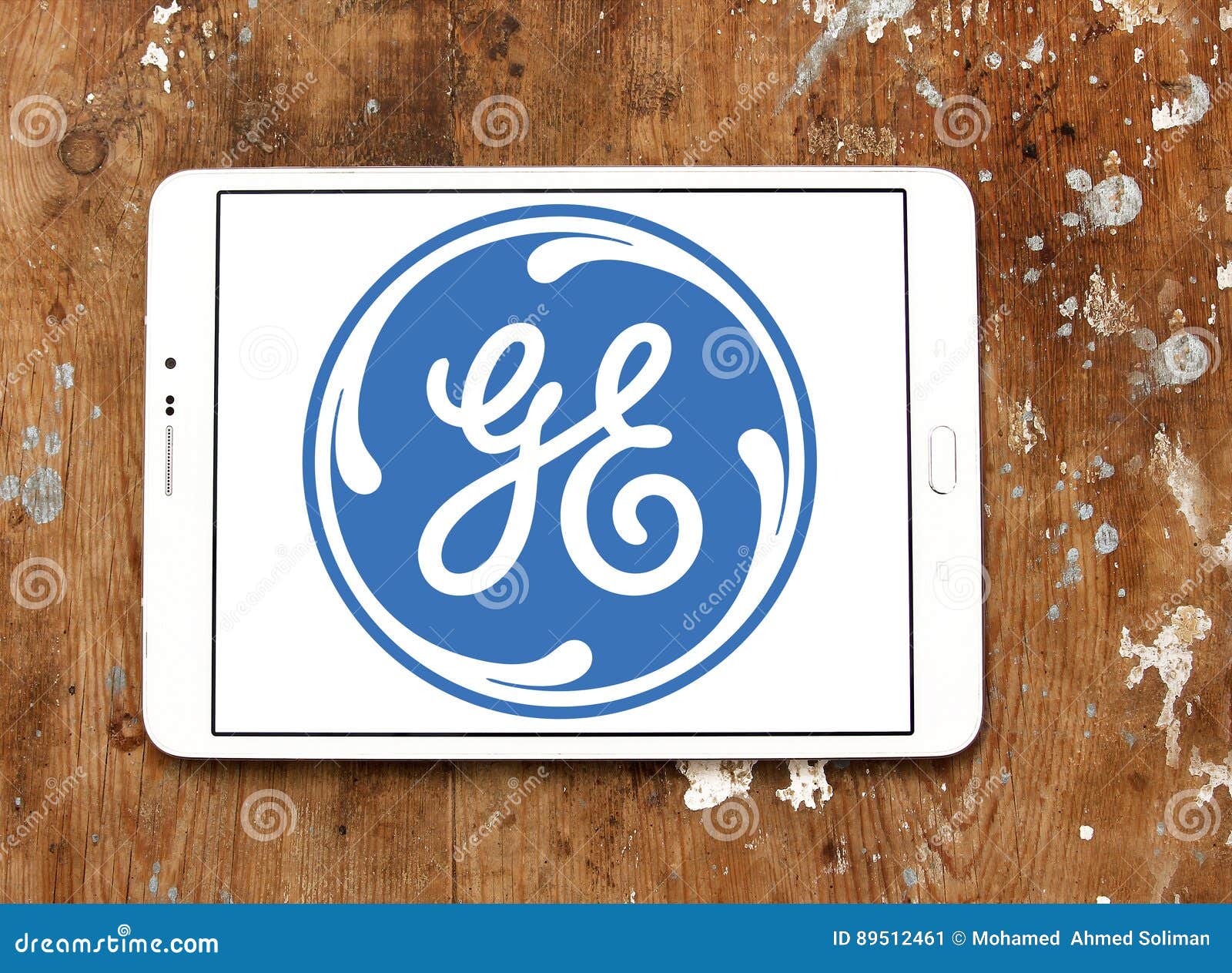 General electric logo editorial photo. Image of manufacturers - 89512461