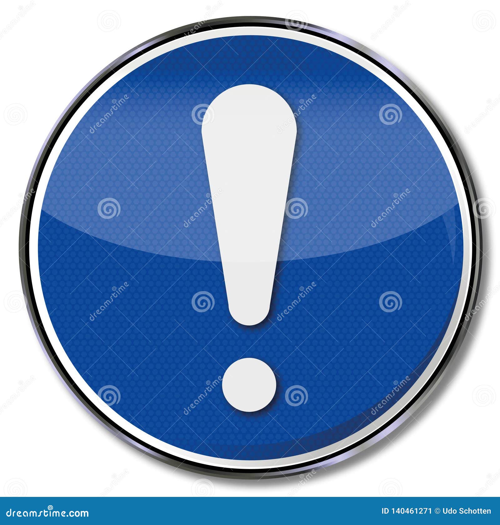 General exclamation mark stock vector. Illustration of closing - 140461271