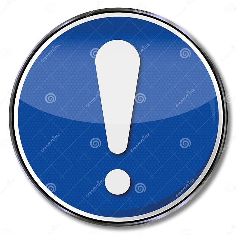 General exclamation mark stock vector. Illustration of closing - 140461271