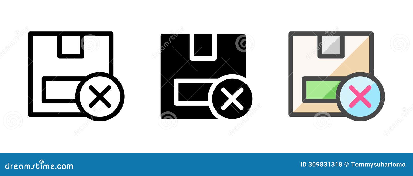Multipurpose Cross Box Vector Icon in Outline, Glyph, Filled Outline ...