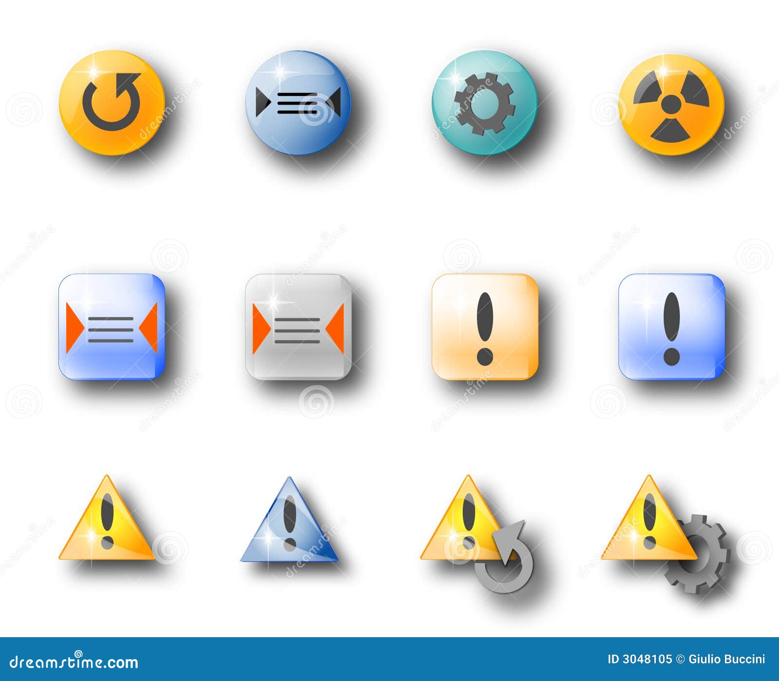 General icons stock vector. Illustration of icon, test - 3048105
