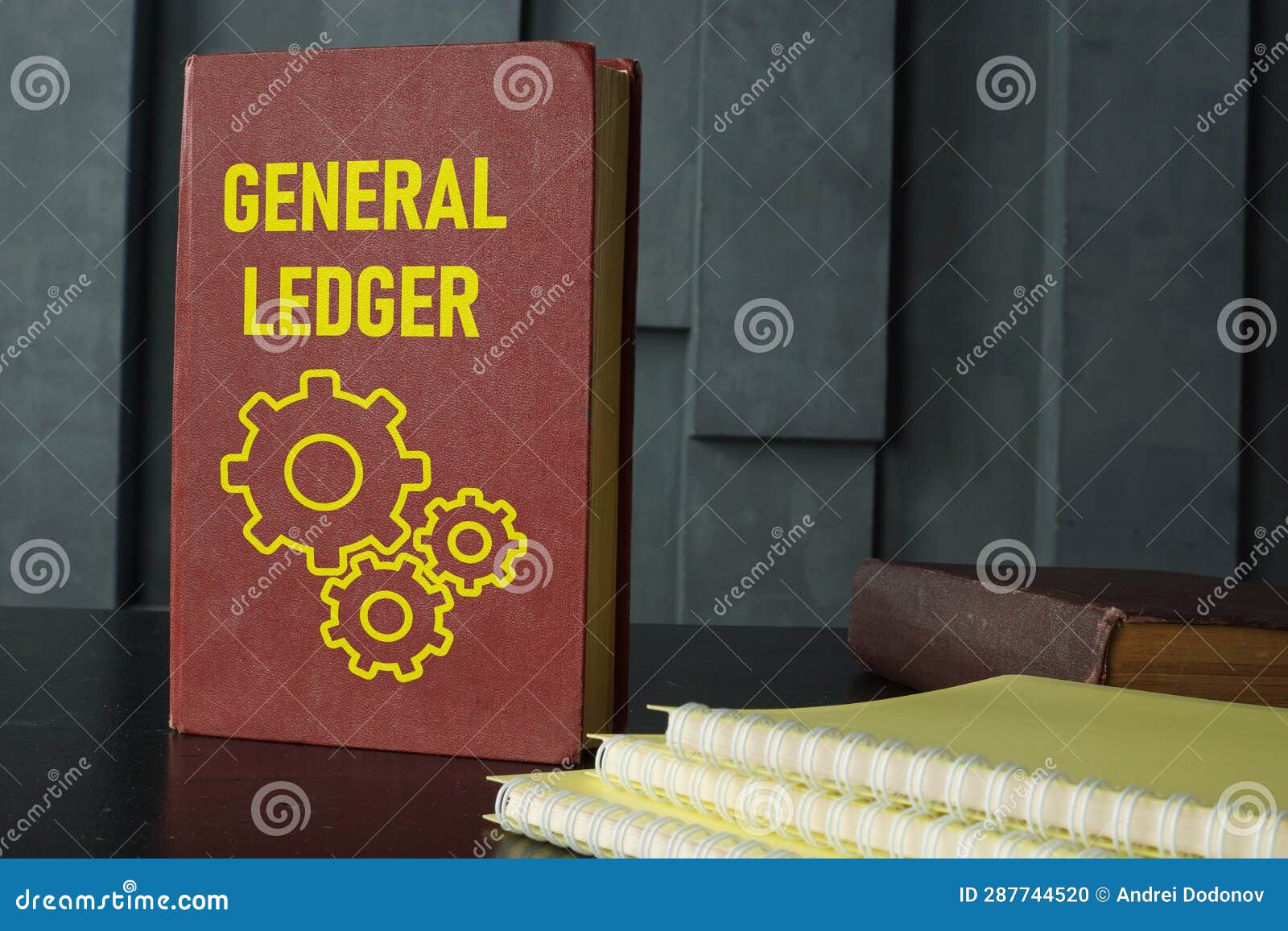 General Ledger is Shown Using the Text Stock Photo - Image of concept ...