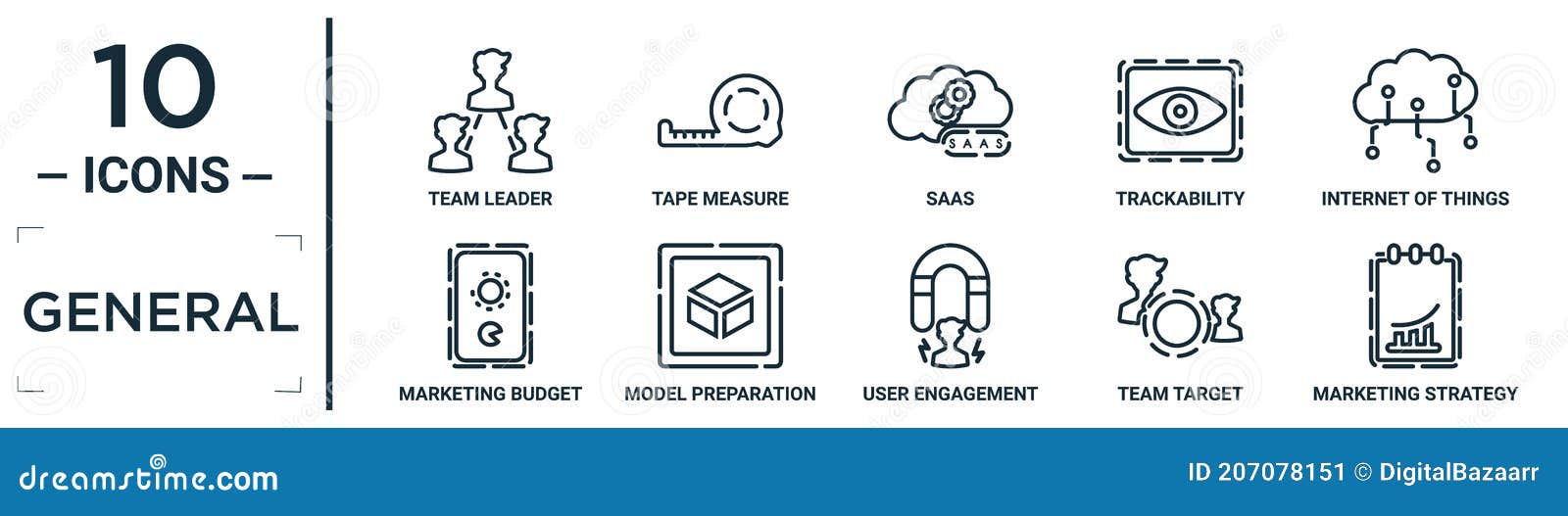 General Linear Icon Set. Includes Thin Line Team Leader, Saas, Internet ... General Linear Icon Set. Includes Thin Line Team Leader, Saas, Internet ...