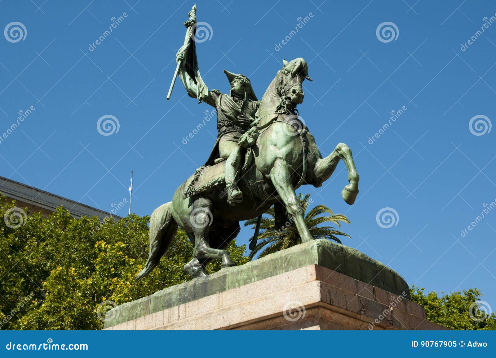 Manuel Belgrano Statue In Buenos Aires, Argentina Royalty-Free Stock ...