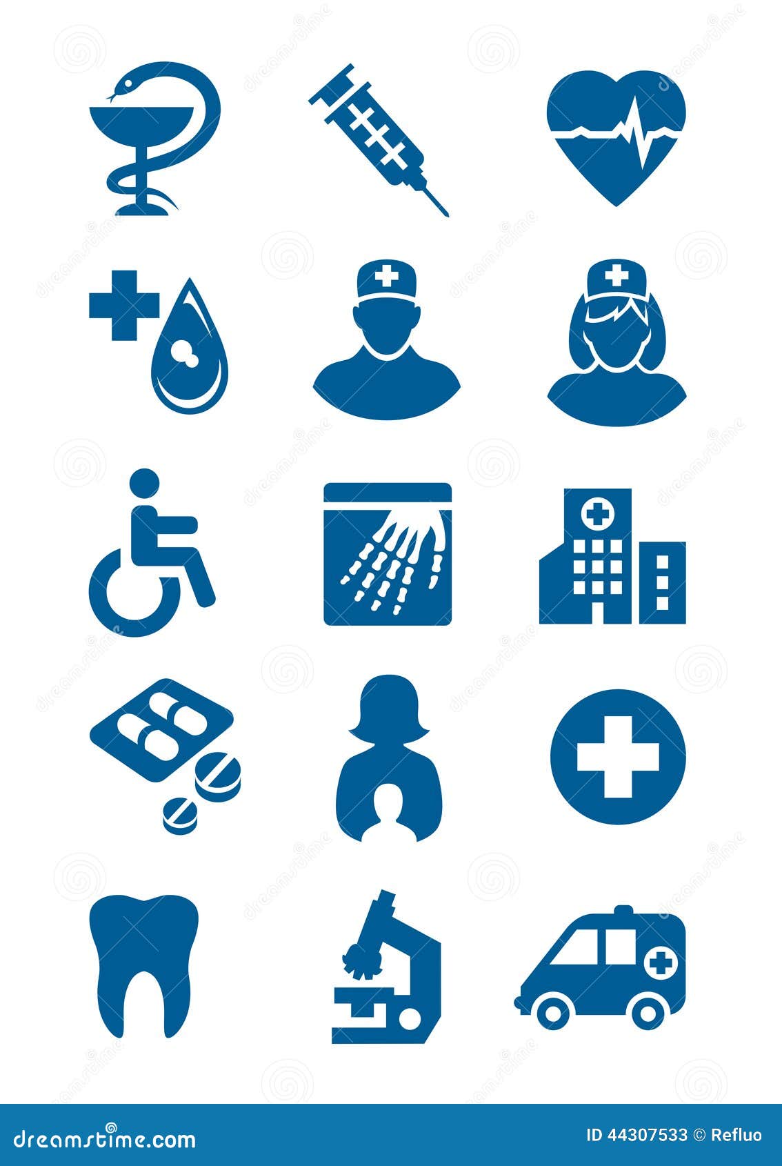 General medical icons stock vector. Illustration of heart - 44307533