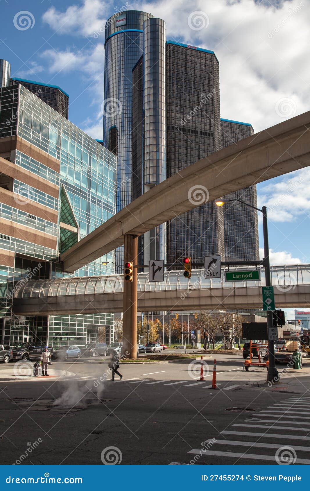 General Motors Headquarters Editorial Stock Image - Image of detroit ...