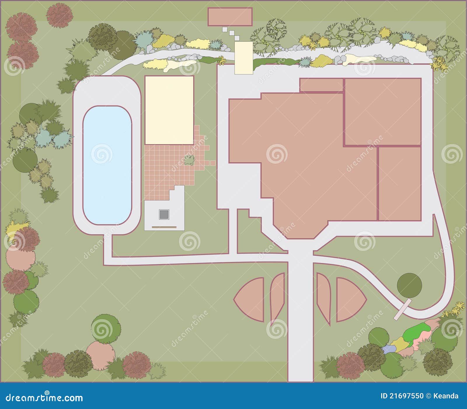 General Plan stock vector. Illustration of decoration - 21697550