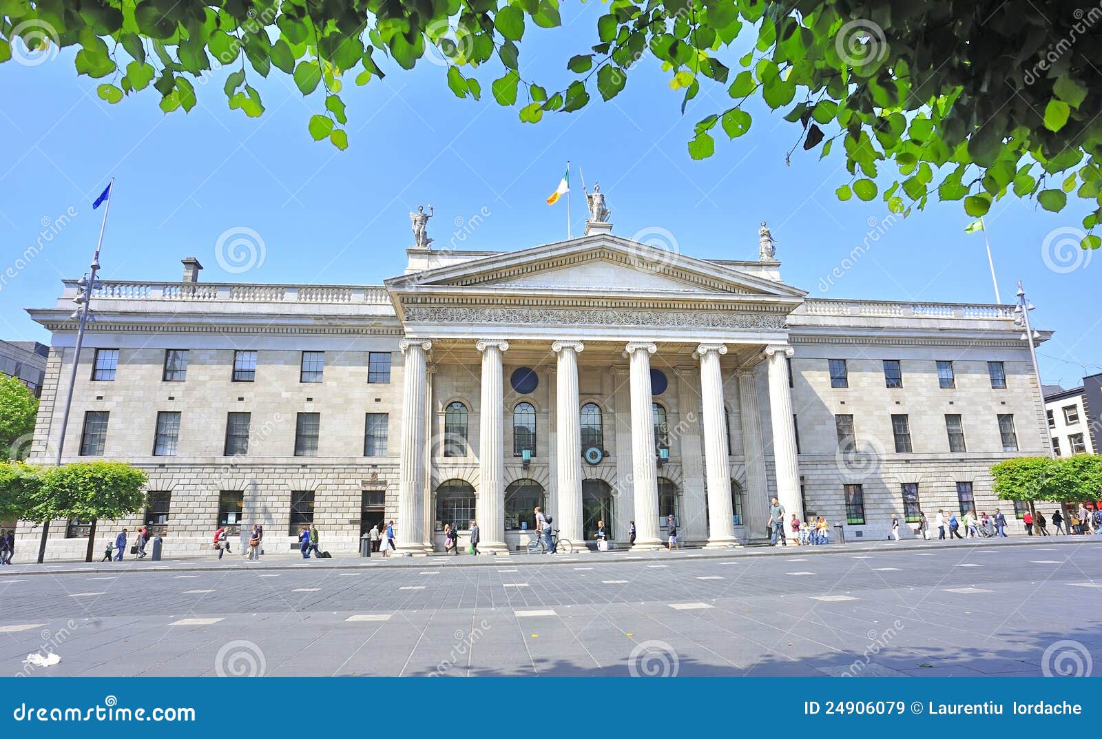 General Post Office in Dublin Editorial Stock Image - Image of tourism ...