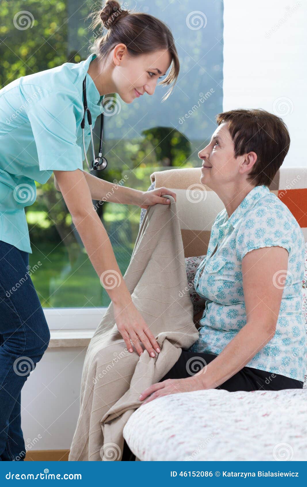 General Practitioner on Home Visit Stock Photo - Image of health ...