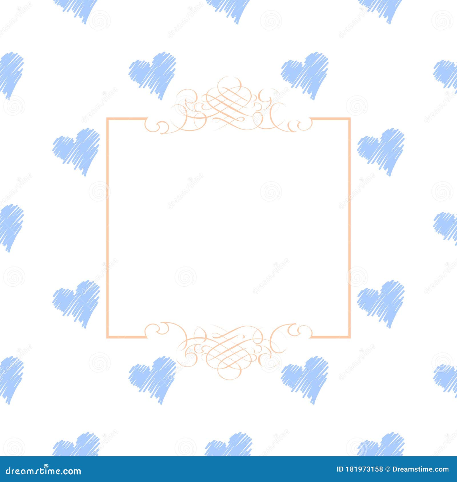 A General Purpose Card with Seamless Heart Shaped Background for ...
