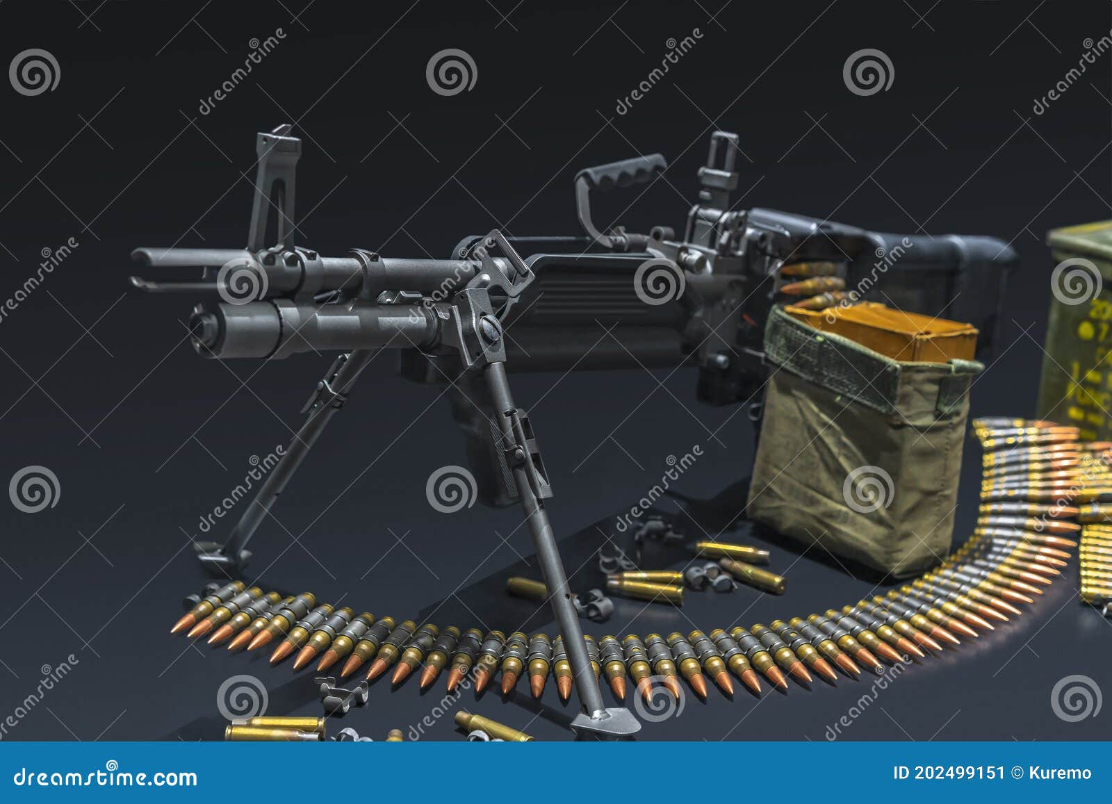7.62 Mm Machine Gun Ammunition Stock Image | CartoonDealer.com #3154939