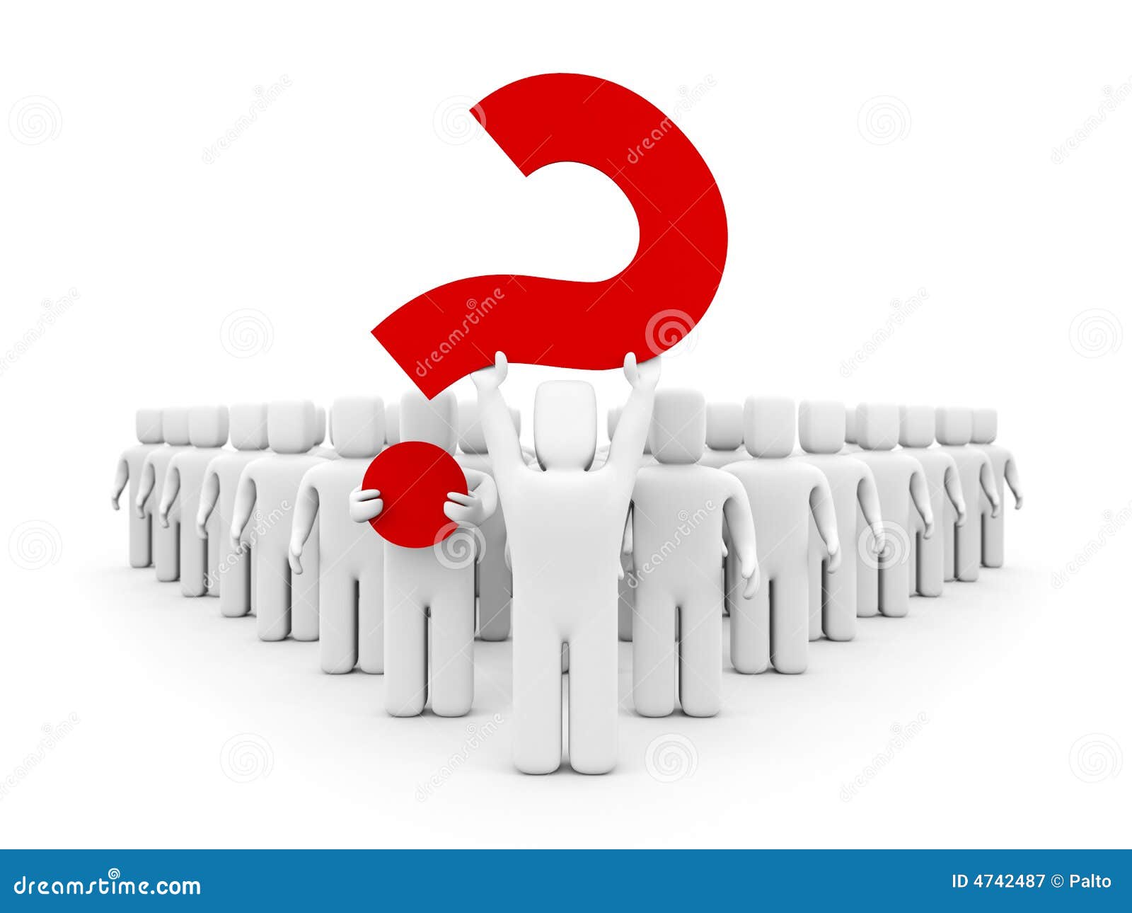 The general question stock illustration. Illustration of mark - 4742487