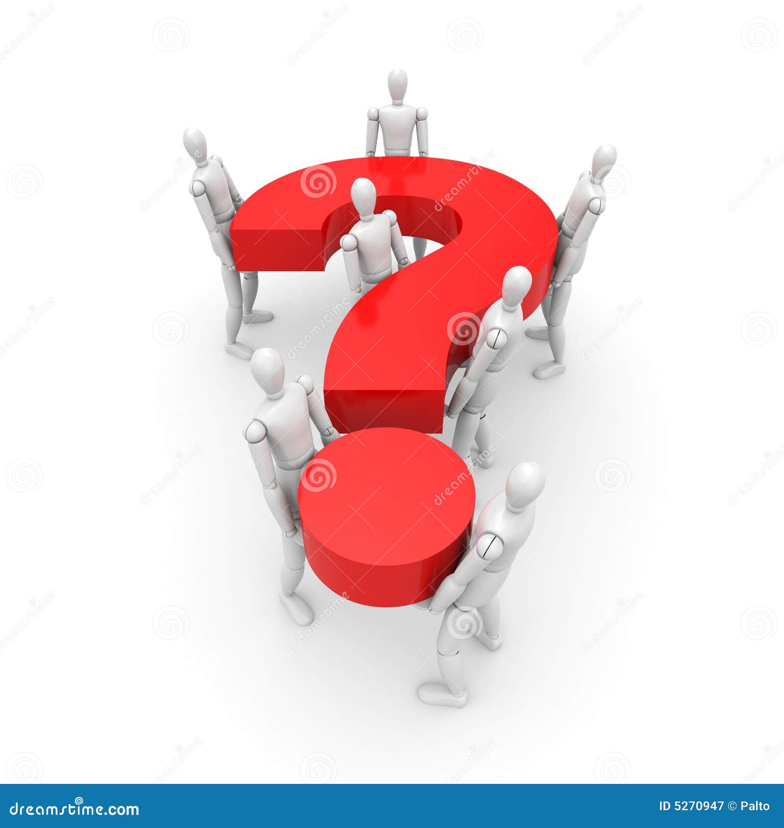 The general question stock illustration. Illustration of competition ...