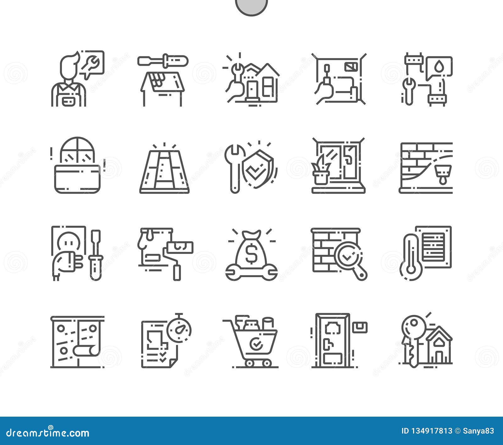 General Repair Concepts Well-crafted Pixel Perfect Vector Thin Line ...