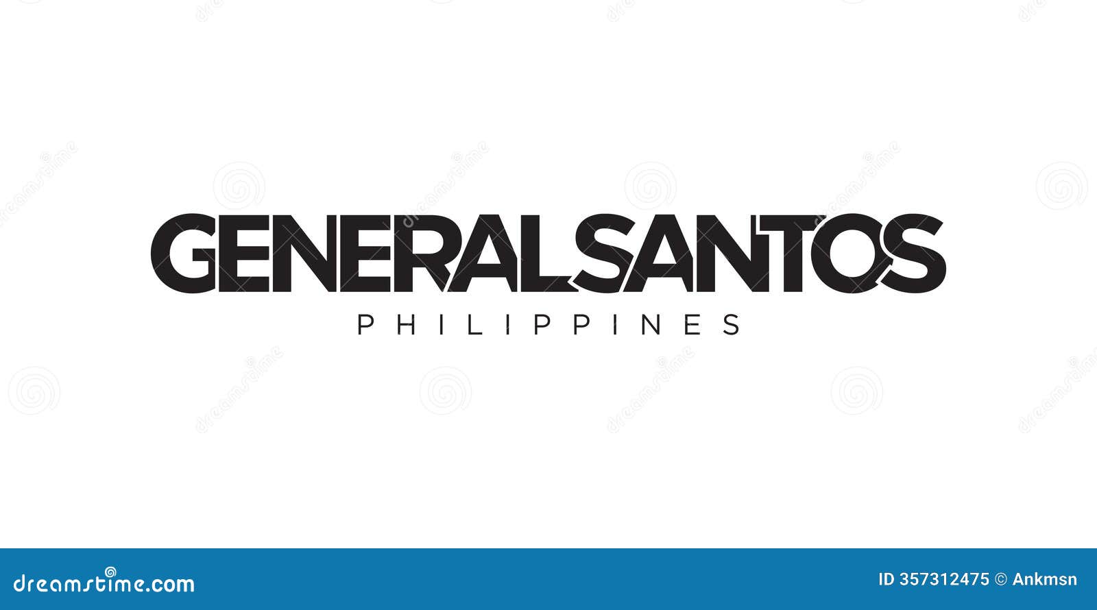 General Santos in the Philippines Emblem. the Design Features a ...