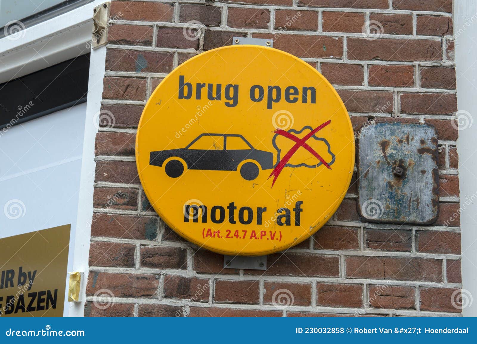 General Sign Bridge Open at Amsterdam the Netherlands 30-6-2020 ...