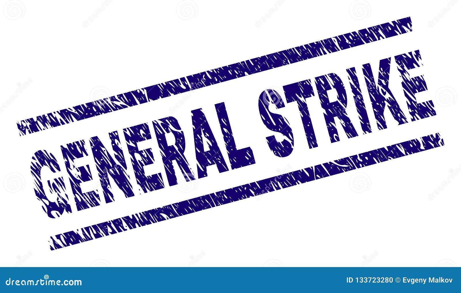 Scratched Textured GENERAL STRIKE Stamp Seal Stock Vector ...