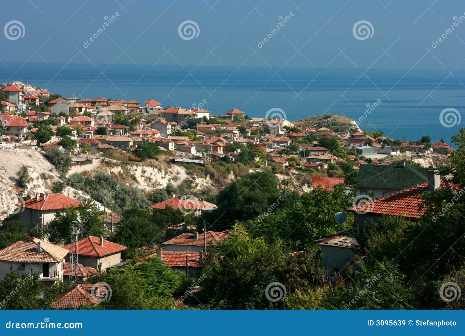 General view of Balcic stock image. Image of architecture - 3095639