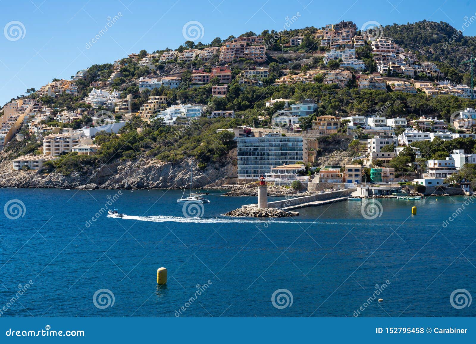 General View of Port Andratx , Mallorca Stock Photo - Image of port ...