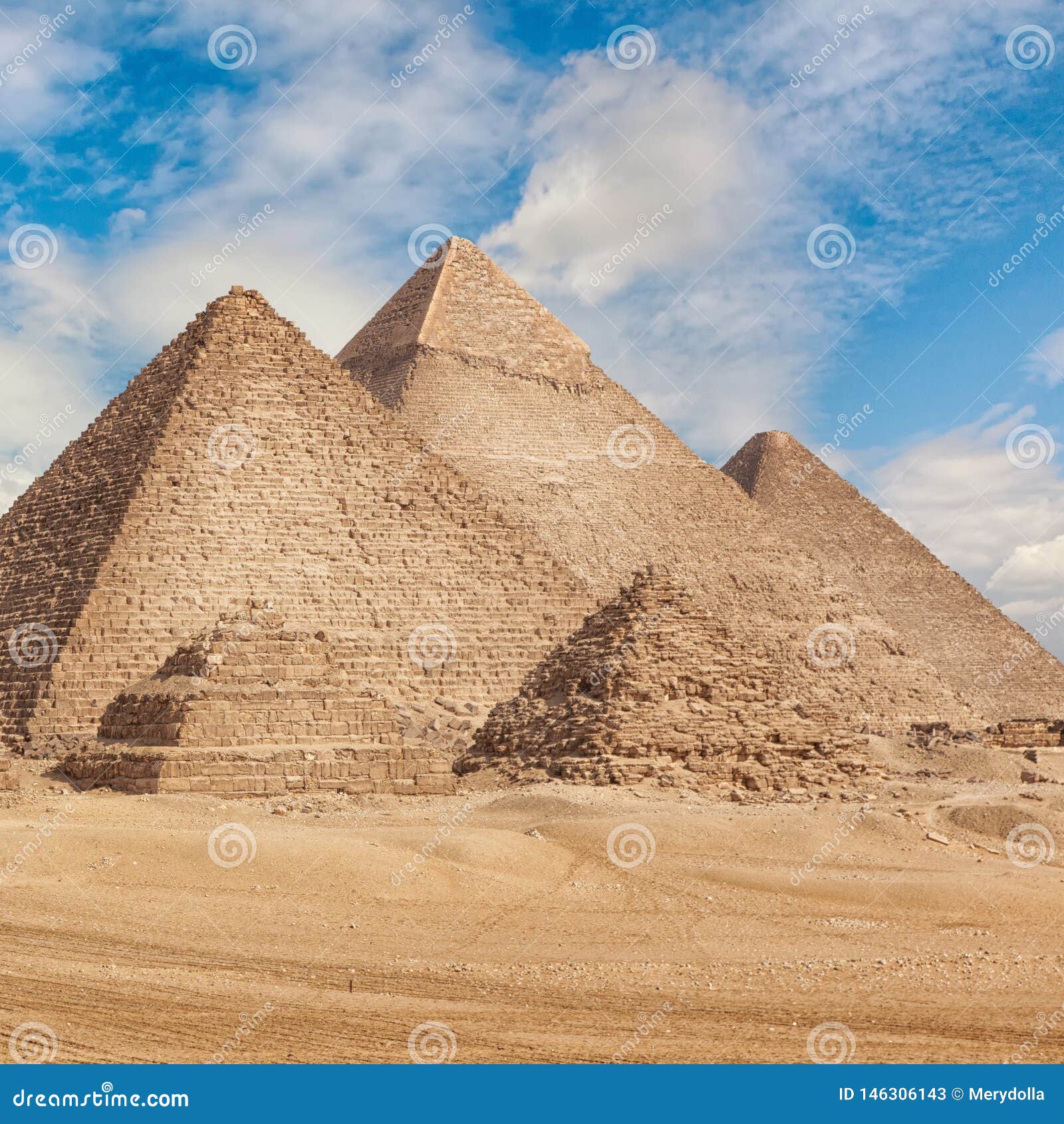 General view of pyramids stock image. Image of attraction - 146306143