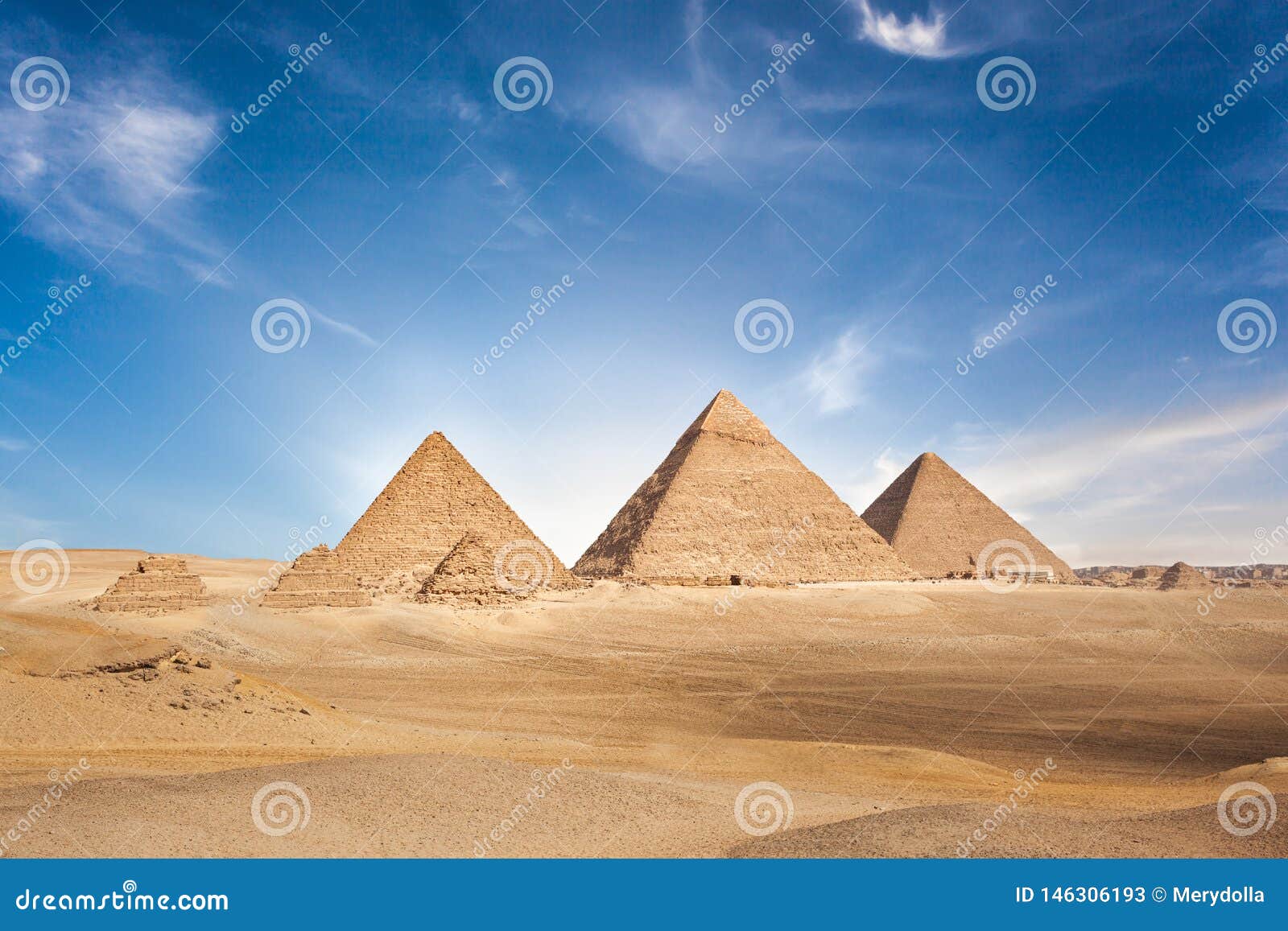 General view of pyramids stock image. Image of cairo - 146306193