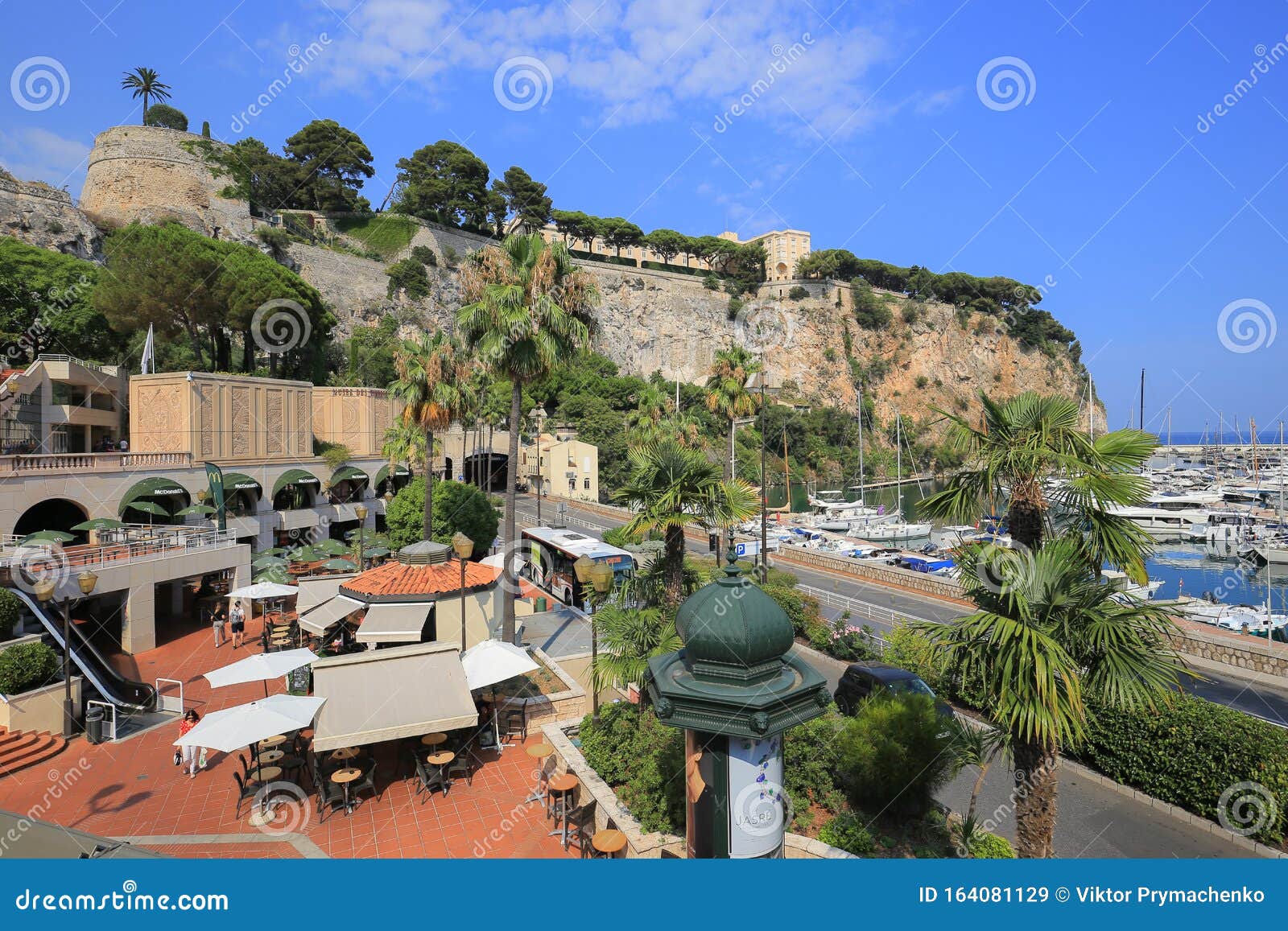General View of the Road in Monaco Editorial Stock Image - Image of ...