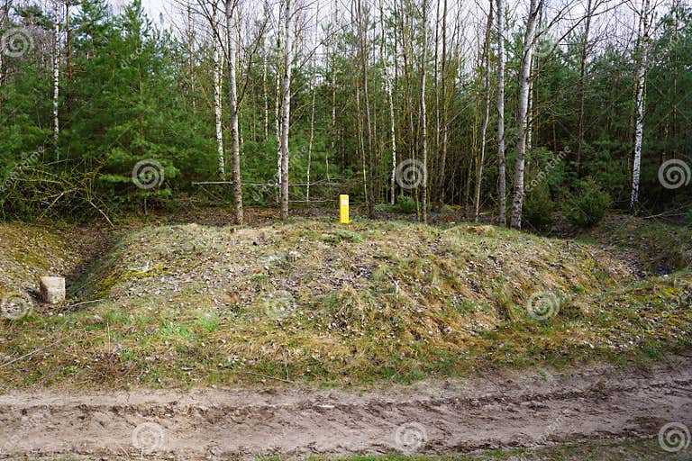 General View of the Triangulation Point Stock Photo - Image of shrub ...