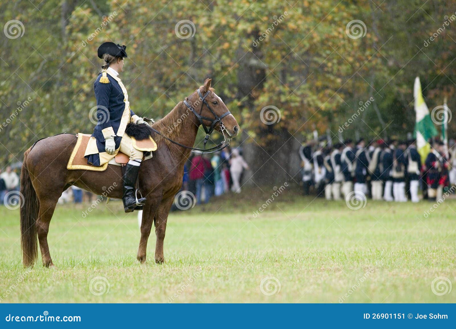 General Washington Looks Over His Troops Editorial Photo - Image of ...