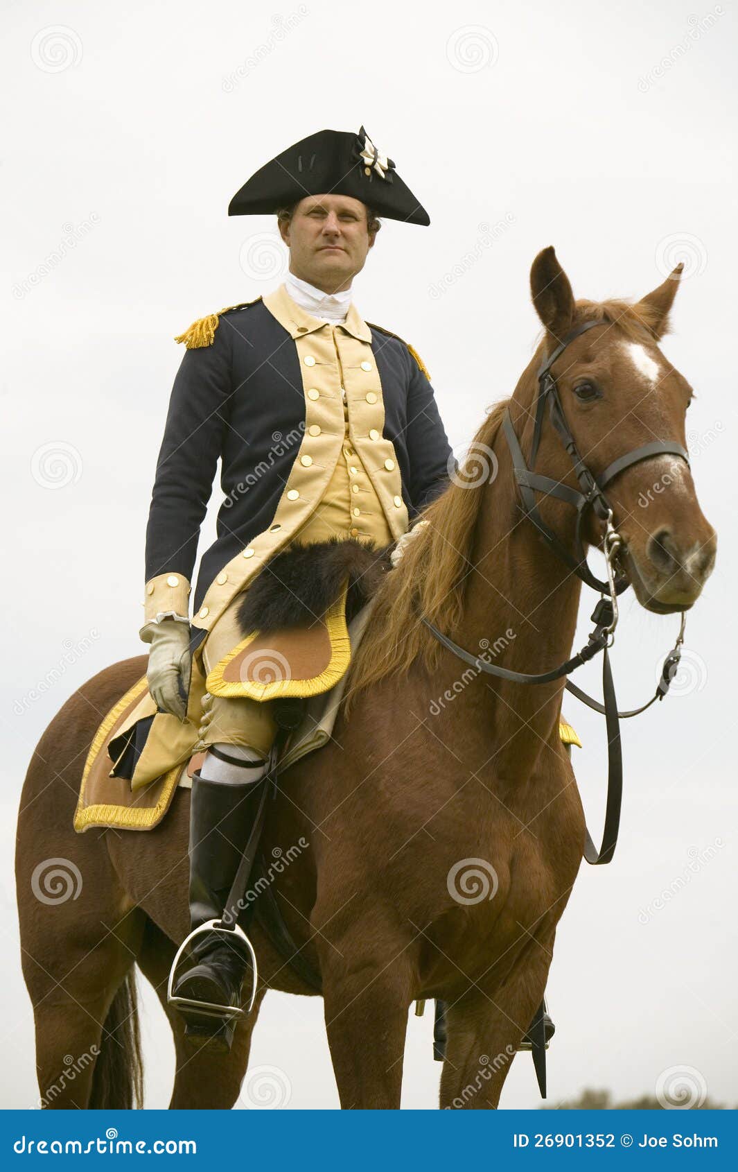 General Washington And Aid Salute The French Staff Including Comte De ...