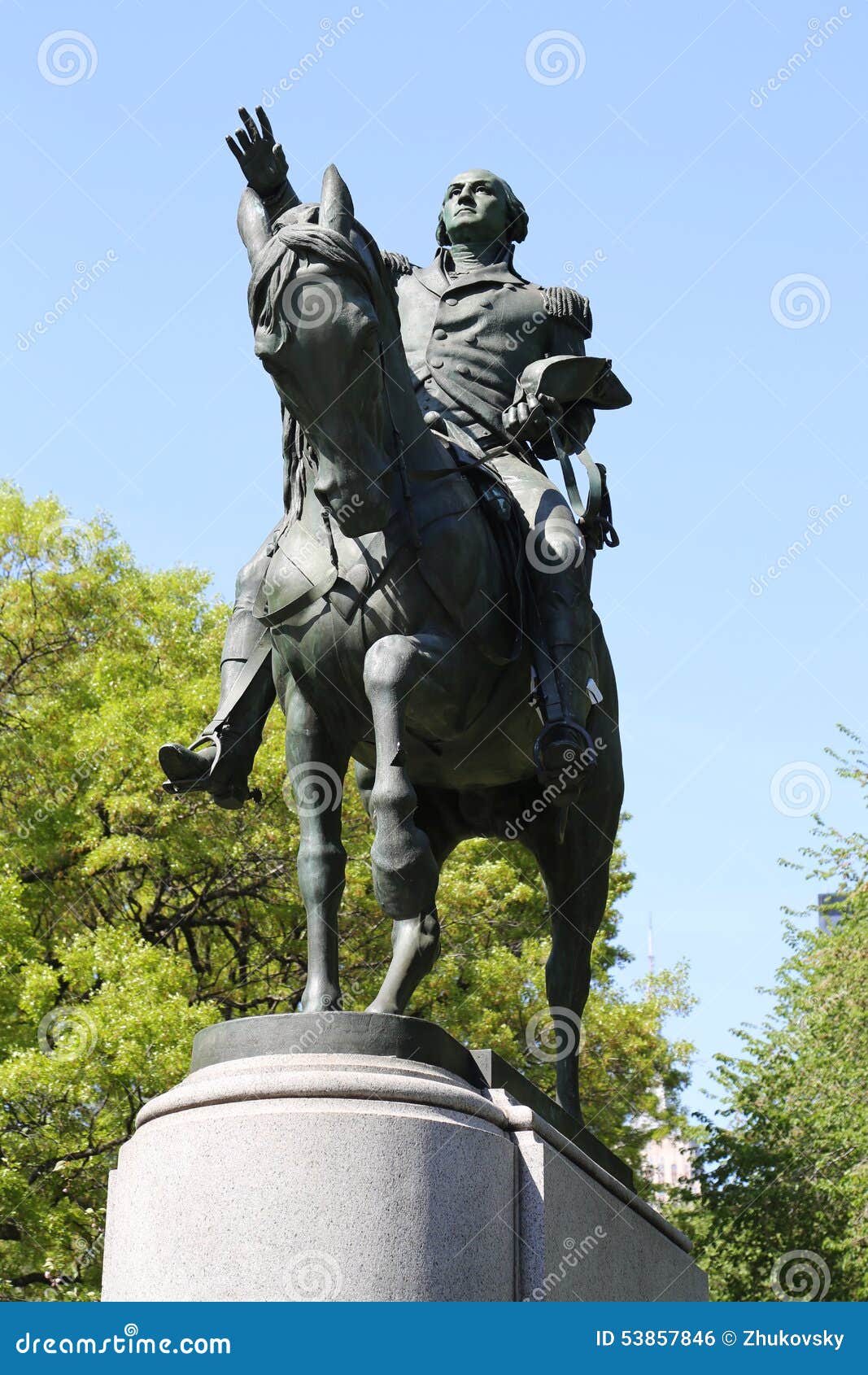 Generale George Washington Equestrian Statue Ad Union Square in ...
