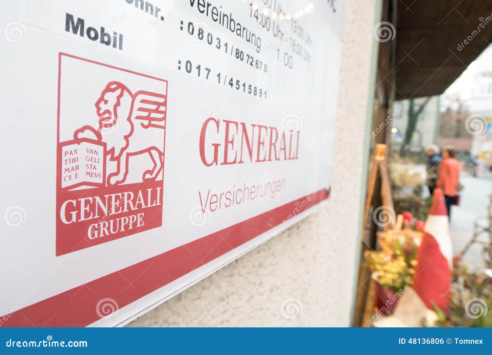Generali Gruppe editorial photo. Image of copyspace, germany - 48136806