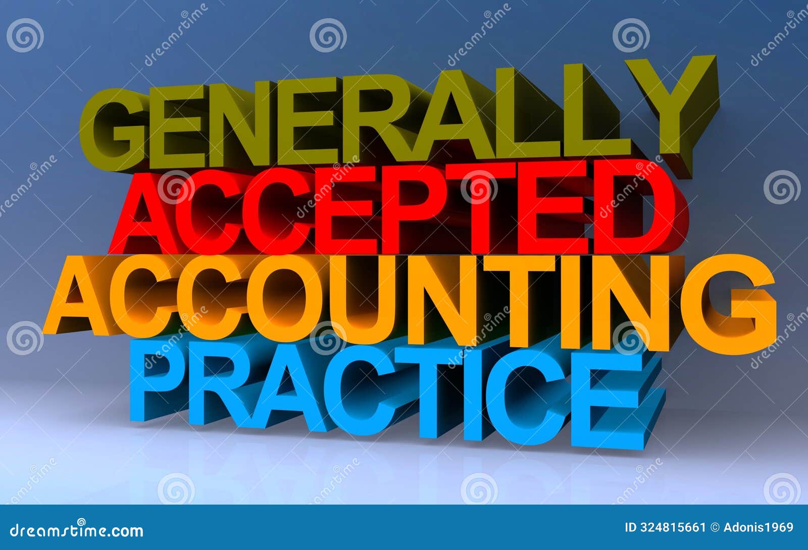 Generally Accepted Accounting Principles Stock Photography ...