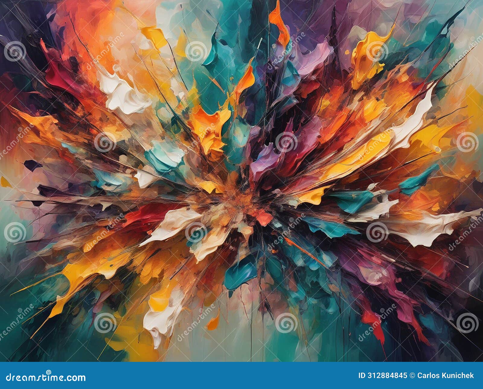 Generate an Abstract Artwork Exploring the Depths of Human Emotion ...