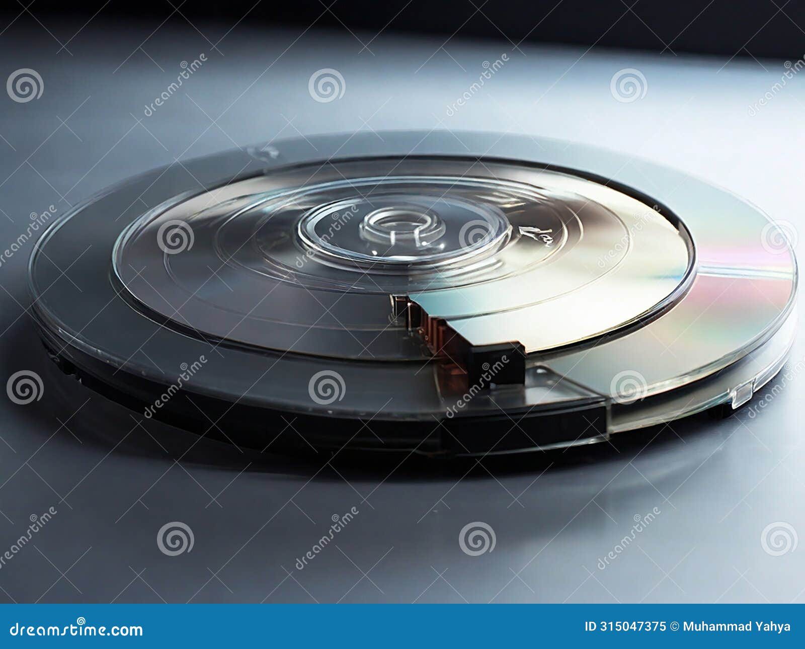 Illustration of a CD DVD Cassette on a Table Stock Illustration ...