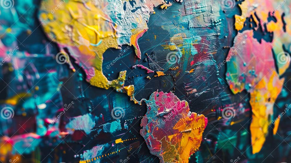 Generate an Artwork Representing the Complexity of Global Economic ...