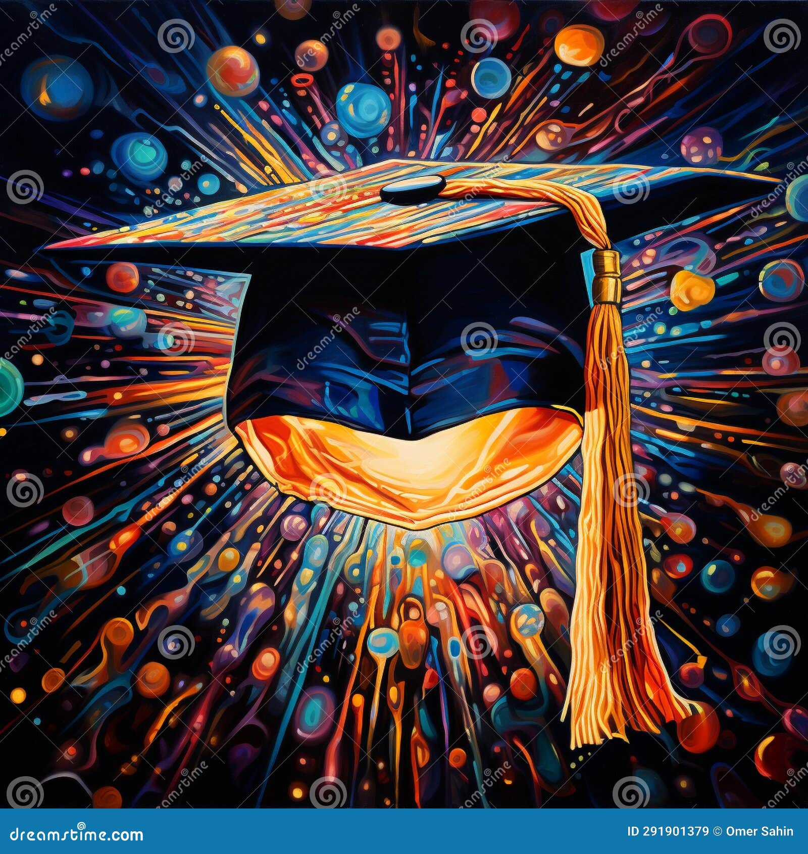 The Legacy Continues Graduation Cap Passing On The Torch Of Knowledge