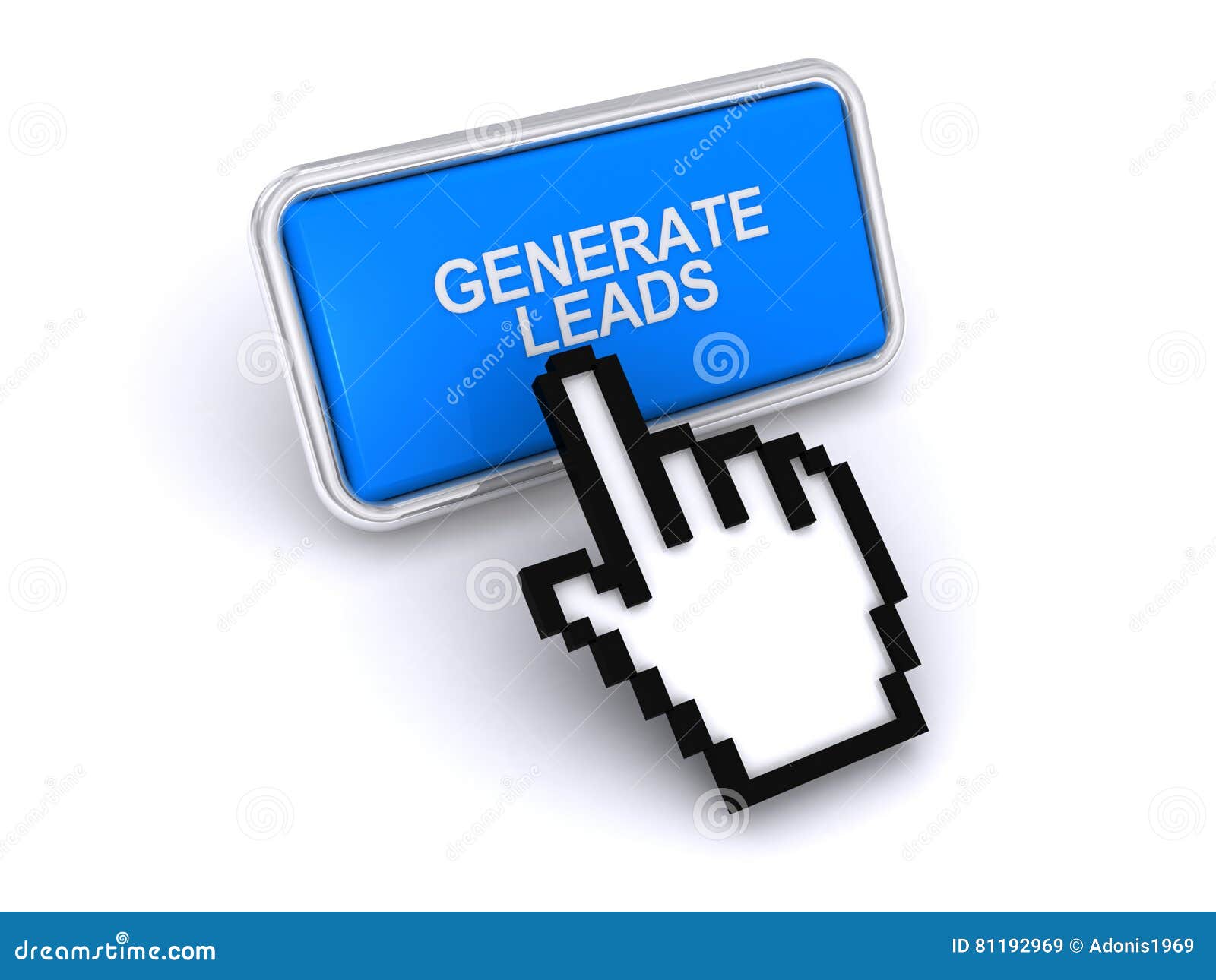 AI Generate Button Set On White Background. Vector | CartoonDealer.com ...