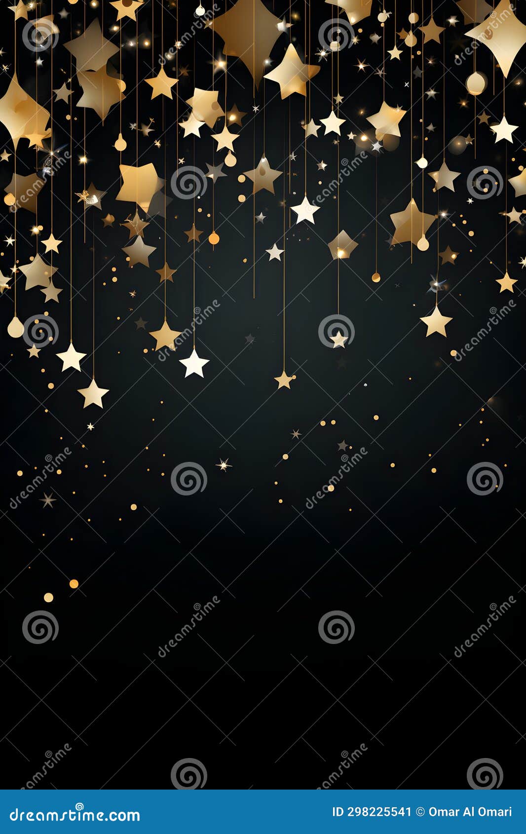 Abstract Stars Lace Background. Invitation and Celebration Card. Stock ...