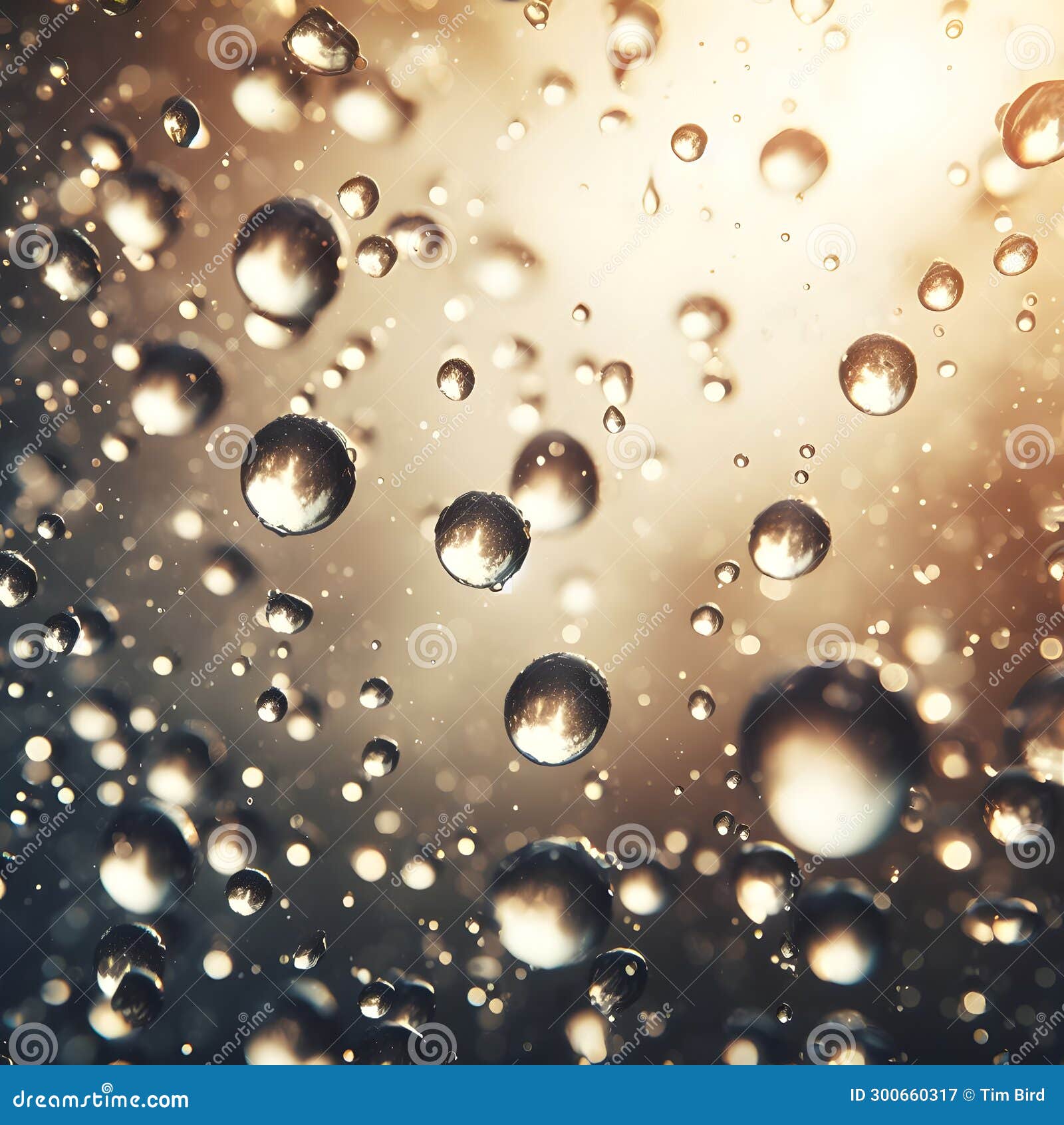 Large falling water drops stock image. Image of concept - 300660317