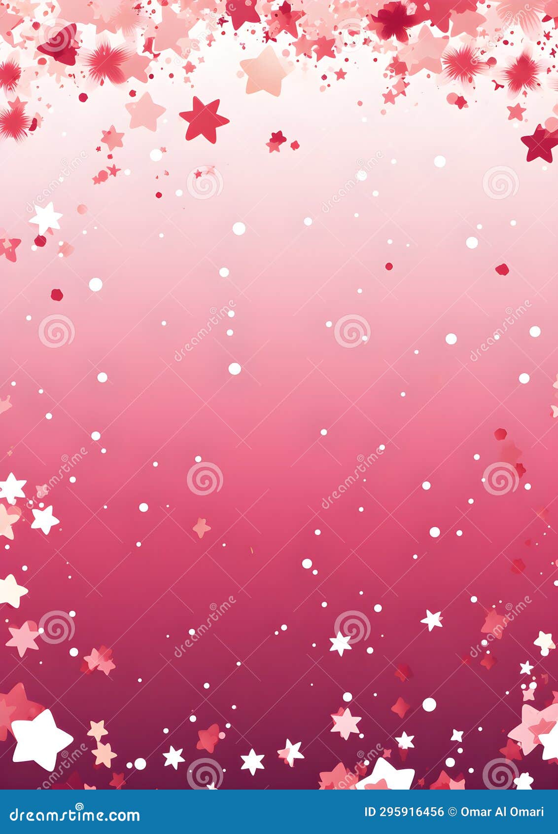 A Pink and Red Background with Stars. Abstract Magenta Stars Background ...