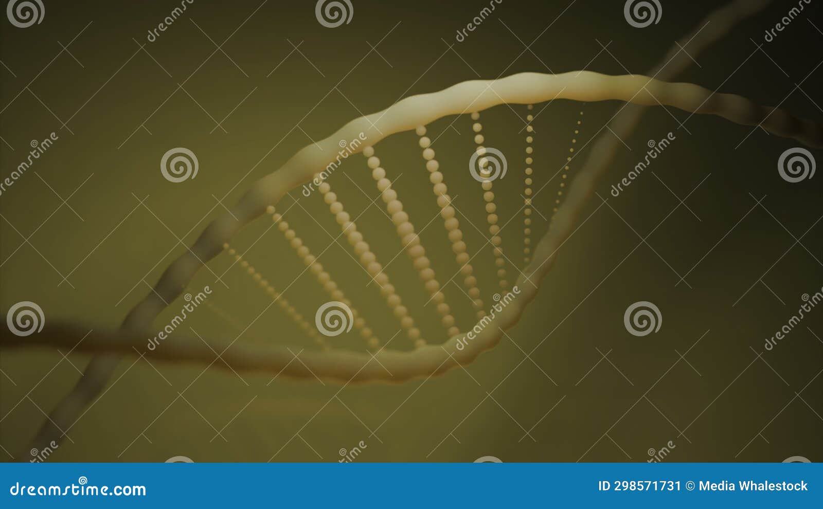 Generated 3d Dna Helix. Design. Emerging Chains in Twisted Dna Line ...