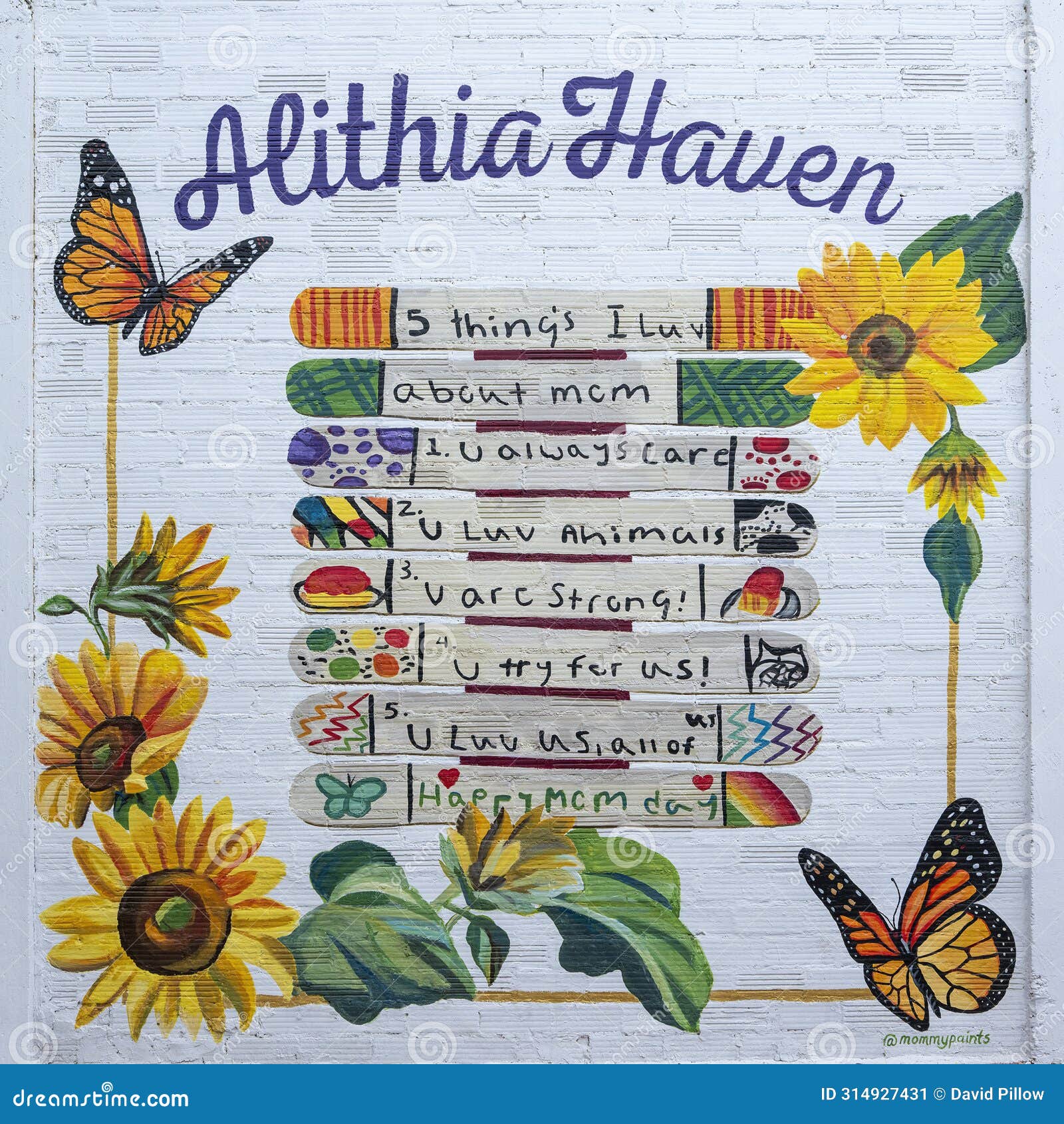 Mural by Cristina Sosa Noriega for the Mother of Alithia Haven Ramirez ...