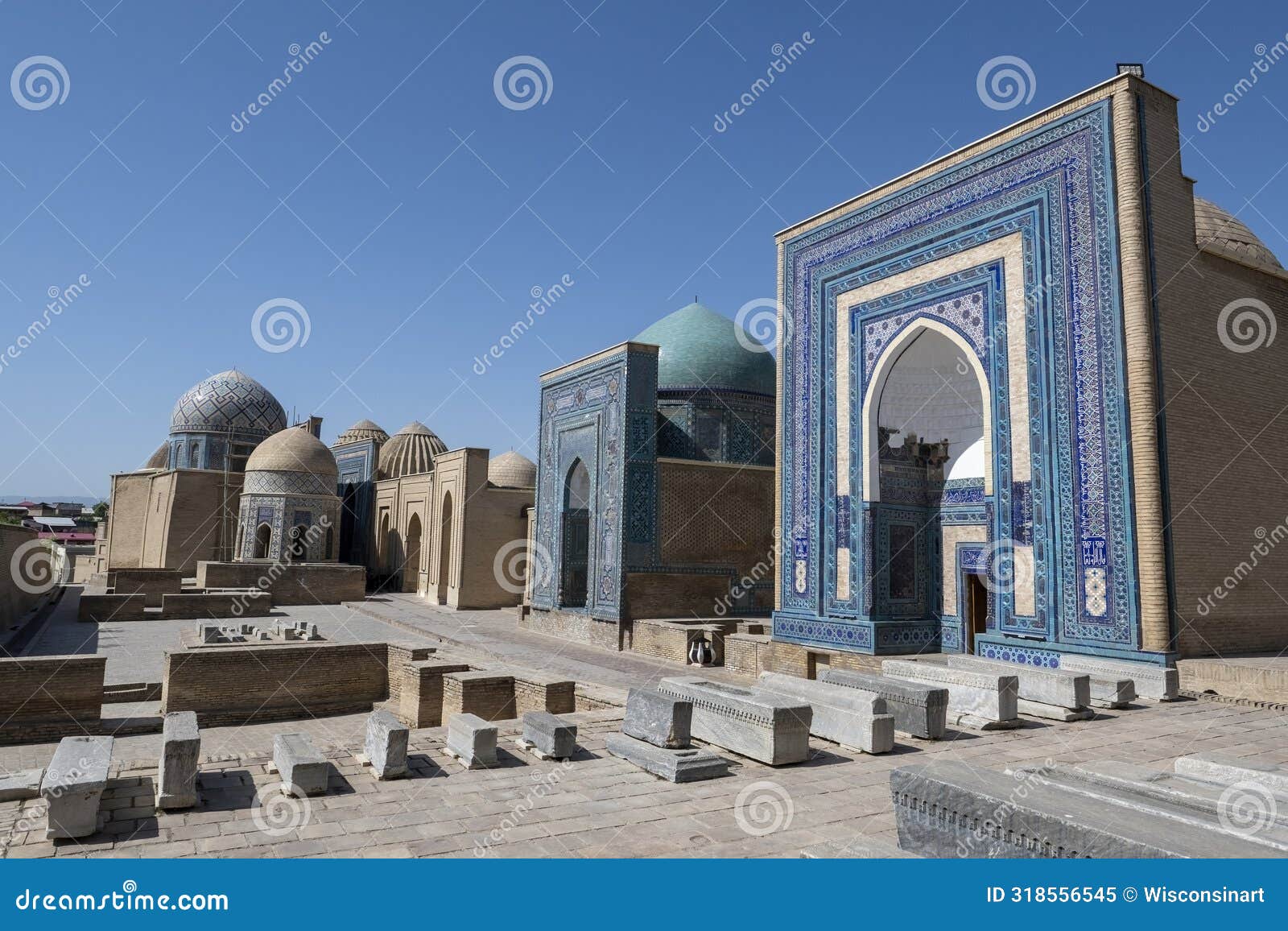 Shah-i-Zinda - Samarkand, Uzbekistan Stock Photography | CartoonDealer ...